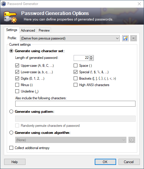 Password Generator WintelGuy
